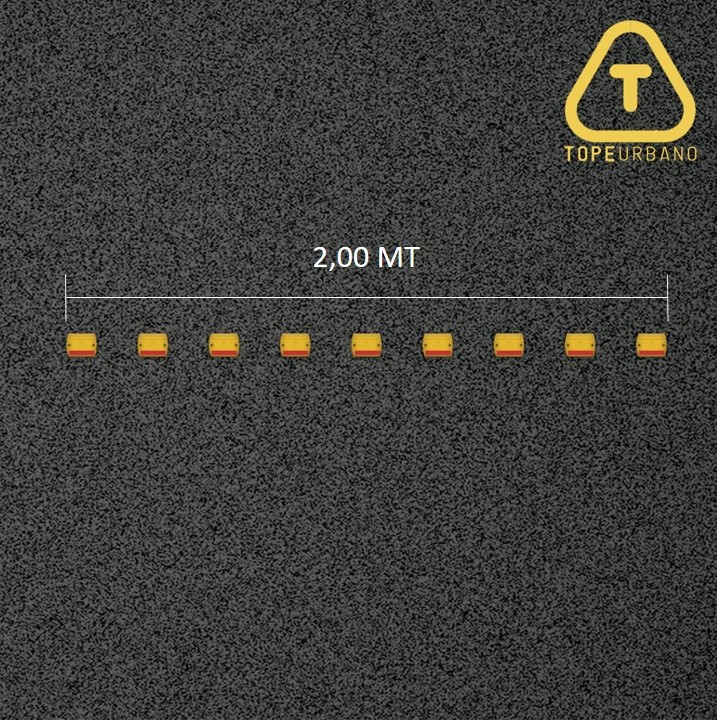 Kit Línea De Stop - Tacha | Tope Urbano
